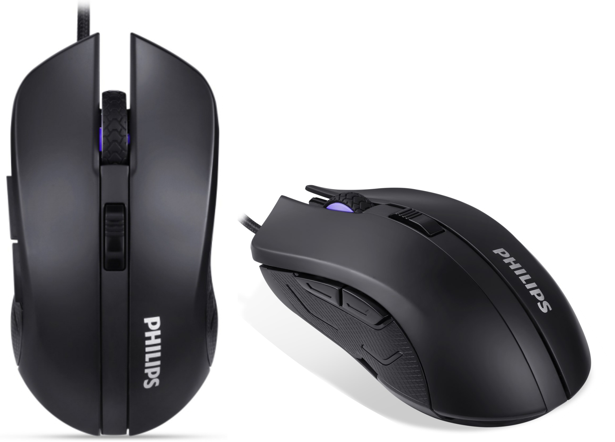 PHILIPS wired gaming mouse Black SPK9413